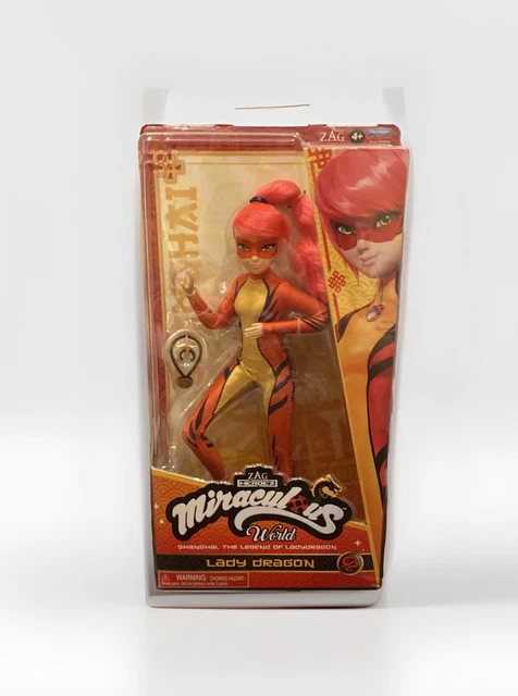 MIRACULOUS WORLD ZAG Heroez Shanghai Fei Lady Dragon Doll action Figure ...
