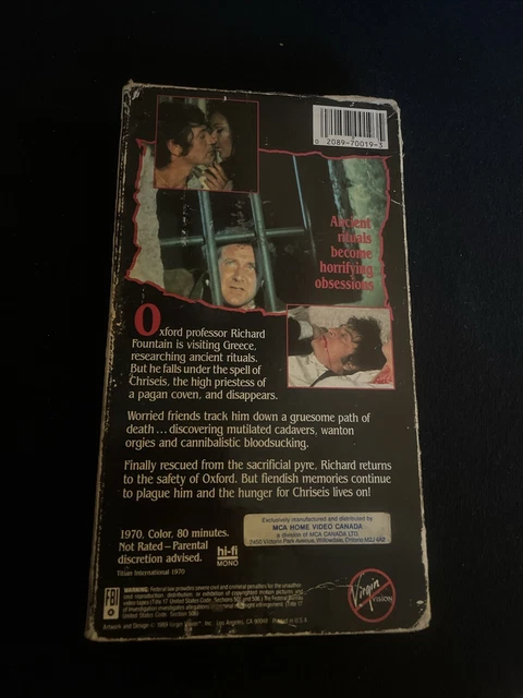 BLOOD SUCKERS HORROR Cult Virgin Vision VHS Tape Rare Movie $14.00 ...