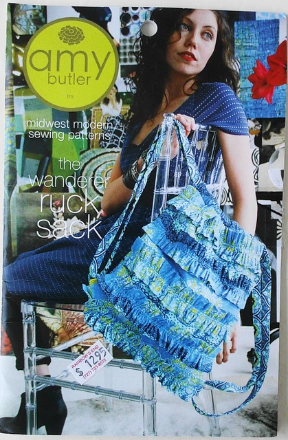 AMY BUTLER WANDER Ruck Sack Bag Sewing Pattern $4.99 - PicClick