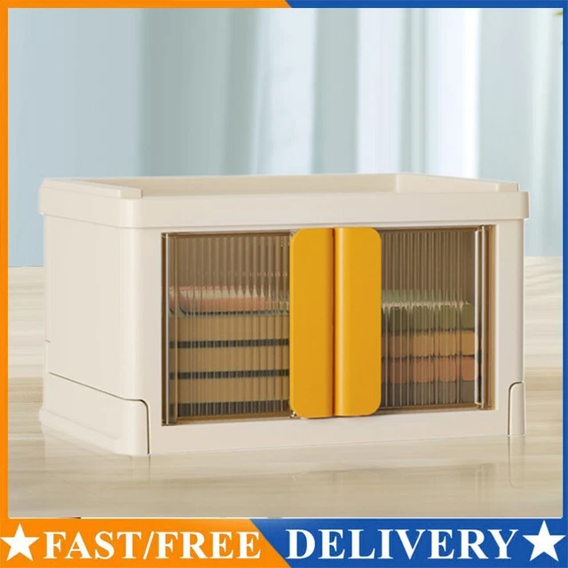 FOLDING STORAGE BINS Visible Design Closet Organizers for Storage ...