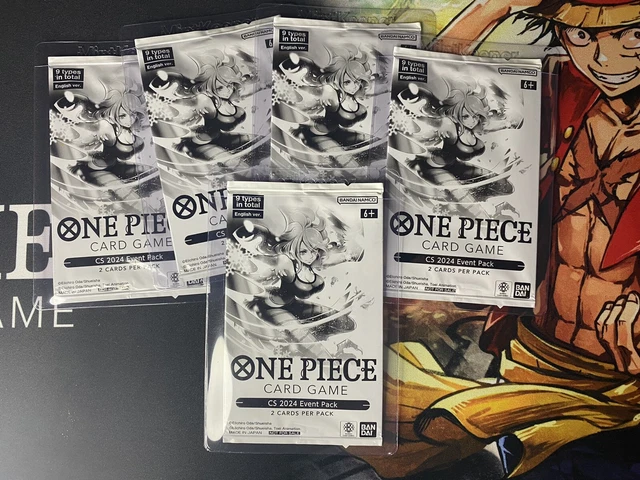 ONE PIECE CARD Game Championship Finals CS 2024 Event Pack X 6 Packs ...