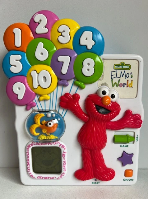 SESAME STREET ELMOS World Pop Balloon Counting Numbers Learning Game ...