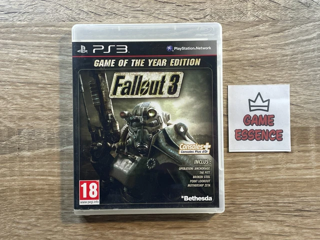 FALLOUT 3 GAME of the Year Edition PS3 PAL FR Sony PlayStation 3 GOTY ...