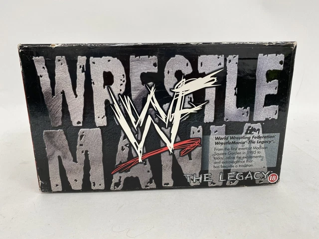 WWF WWE WRESTLEMANIA 'The Legacy' VHS Box Set (I-XV) Rare Collectible £ ...