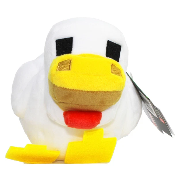 MATTEL MINECRAFT 8& inch Chicken Plush Soft Toy for Kids Children Age 3 ...