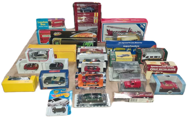MIXED BRAND DIECAST Corgi, Atlas, Oxford Huge Bundle/Job Lot 25x Boxed ...