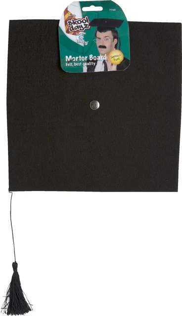 SMIFFYS MORTAR FELT Board Hat, Black £4.71 - PicClick UK