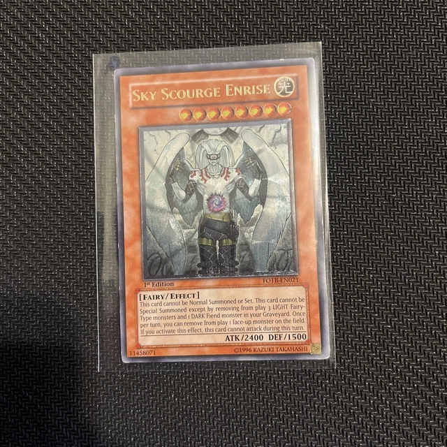 YUGIOH SKY SCOURGE Enrise FOTB-EN021 Ultimate Rare 1ère édition LP EUR ...