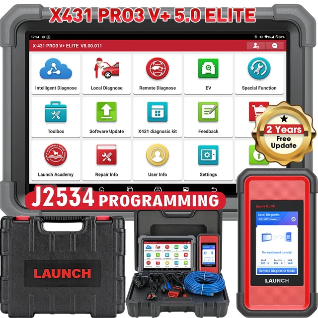 2025 LAUNCH X431 PRO3S+ ELITE PRO5 OBD2 Diagnosegerät J2534 ECU Programm Coding EUR 1.203,16 ...