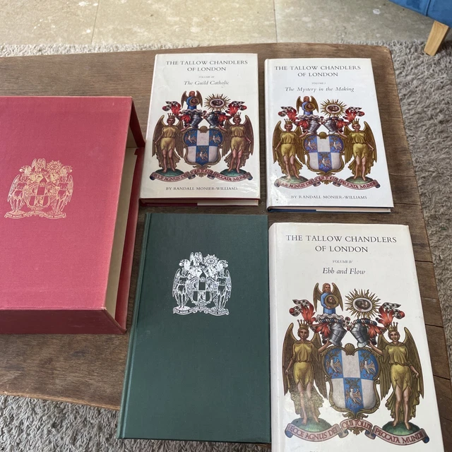 MONIER-WILLIAMS, THE TALLOW chandlers of London. Set Of 4 Signed By ...