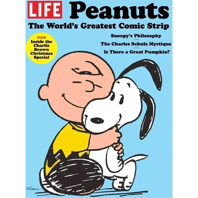 SNOOPY LIFE PEANUTS worlds greatest comic strip CHARLIE BROWN charles ...
