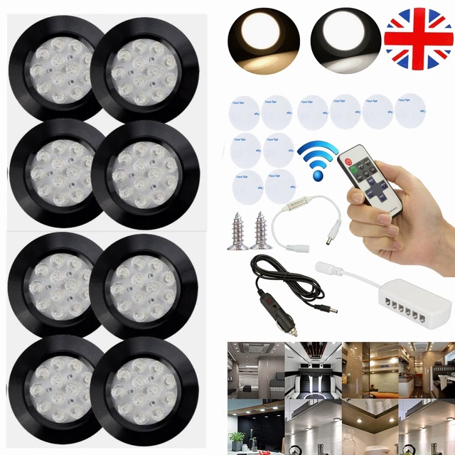12v Recessed Led Spot Ceiling Lights Camper Van Caravan Motorhome Boat 3014