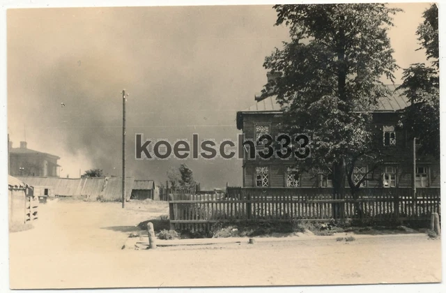 FOTO KÄMPFE IN Orscha Wehrmacht 18. Panzer Division Ostfront Russland ...