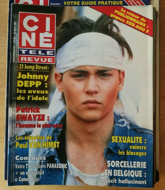 PROGRAMMES TELE TV Cine Tele Revue N°35 29 Aout 1991 Johnny Depp EUR 14 ...