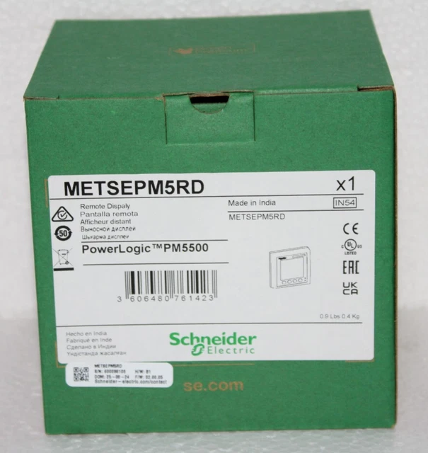 AFFICHAGE À DISTANCE Schneider Electric METSEPM5RD PowerLogic PM5500 ...