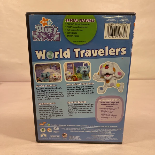 BLUE'S ROOM World Travelers DVD 2007 Blue's Clues Nick Jr OOP ...