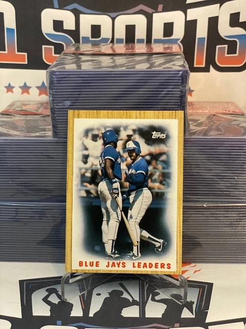 1987 TOPPS (BLUE Jays Team Card) George Bell & Jesse Barfield #106 EUR ...