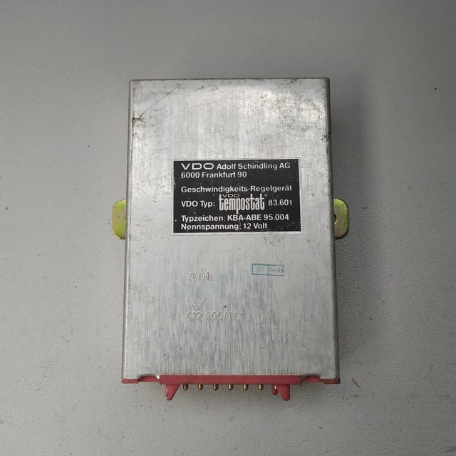 14800 TEMPOSTAT 83.601 Steuergerät Tempomat 412.205/7/5 VDO KBA-ABE 95. ...