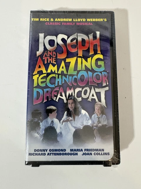 JOSEPH AND THE Amazing Technicolor Dreamcoat (VHS, 2000, Clamshell) NEW ...