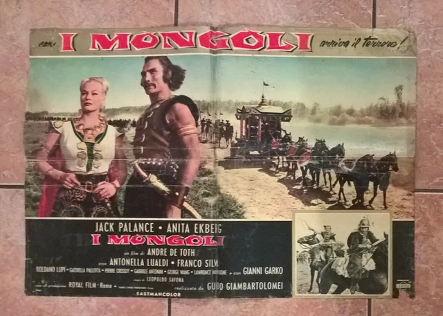 I MONGOLI 1960S Original Asian Quad Cinema Poster EUR 35,49 - PicClick IT