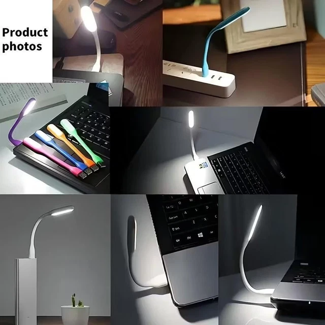 BLACK TRAVEL USB LED Bending Torch Flash-Light Night Reading Light UK ...
