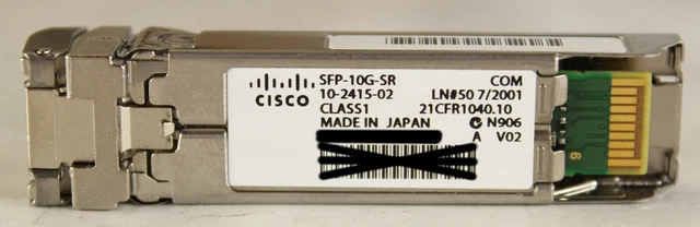 CISCO SFP-10G-SR 10-2415-02 10G 850nm 300m SFP+ Émetteur-récepteur Module EUR 9,30 - PicClick FR
