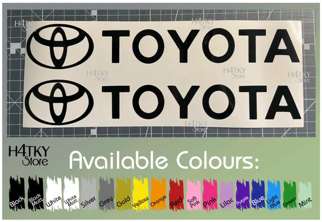 CAR DOOR TOYOTA sticker Side Skirt decal stickers vinyl £3.79 - PicClick UK