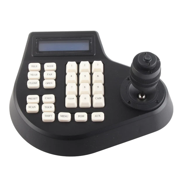 MINI ANALOG PTZ Camera Keyboard 4D PTZ Coaxial Dome Camera Controller ...