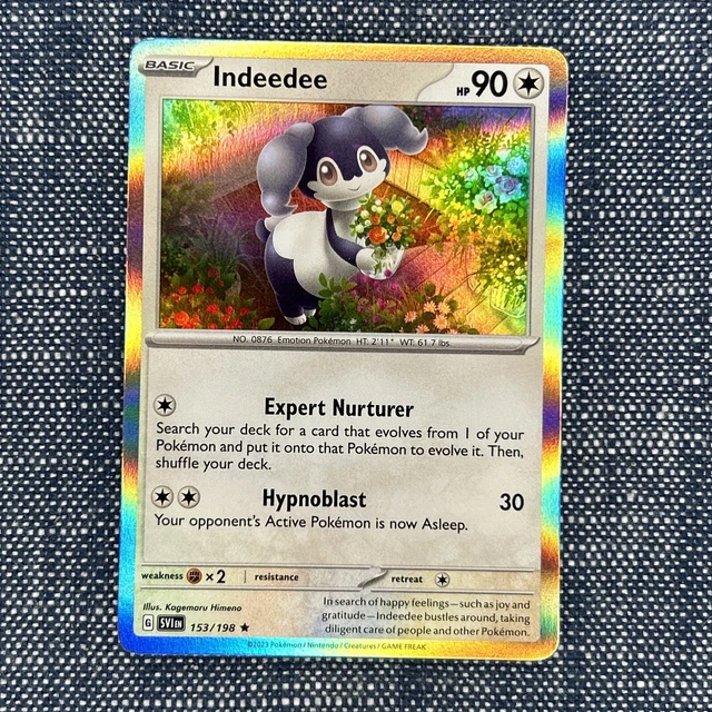 POKÉMON TCG INDEEDEE Scarlet & Violet Base Set 153/198 Holo Rare EUR 1 ...