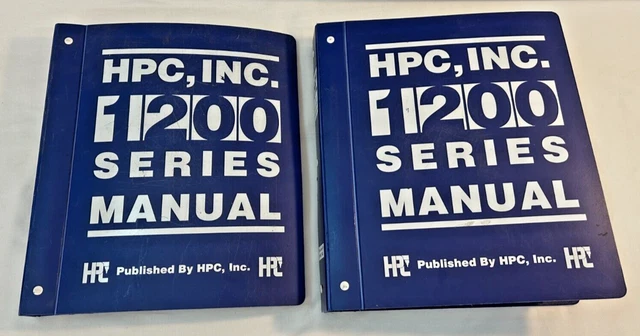 HPC INC. 1200 PCH CODE CARDS for Manual Punch Machine - Series Manuals ...