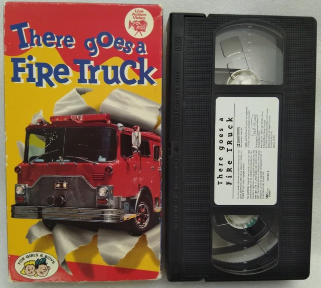 VHS THERE GOES a Fire Truck (VHS, 1994, KidVision, Slipsleeve) £12.85 ...