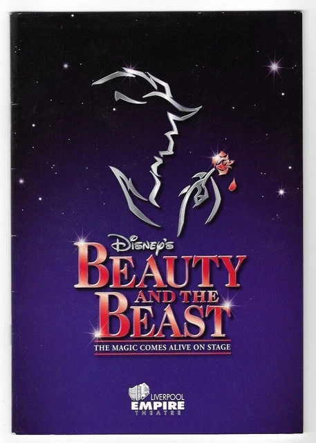 BEAUTY & THE Beast Empire Liverpool 2001 Programme + Flyer £8.99 - PicClick UK