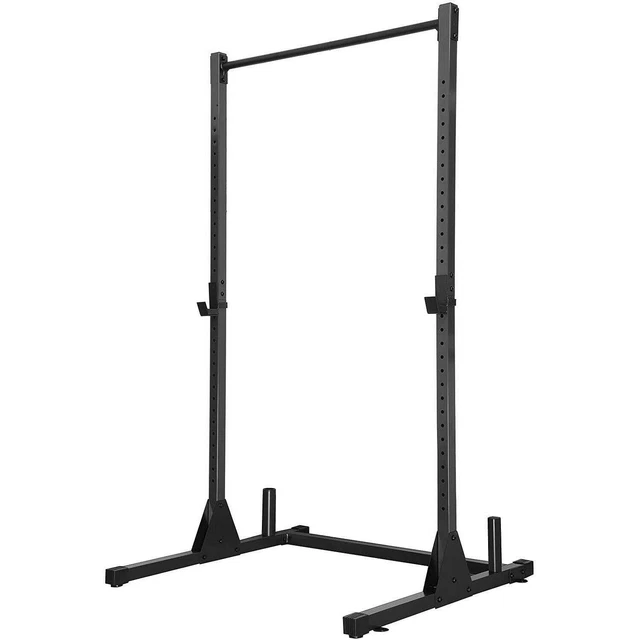 OLYMPIC SQUAT RACK Power Cage & Pull Up Bar Multi Gym Weight Lifting ...