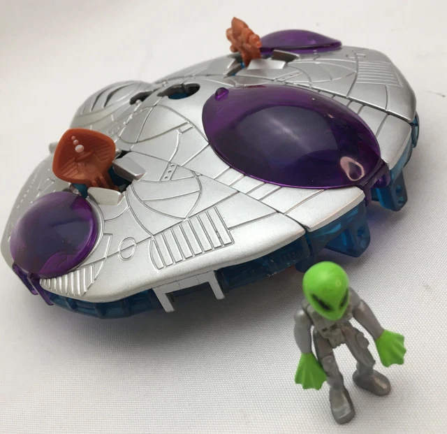 MEGA-RIG SPACE UFO Alien Matchbox Set 36410 Mattel Wheels 1998 | Rare £ ...