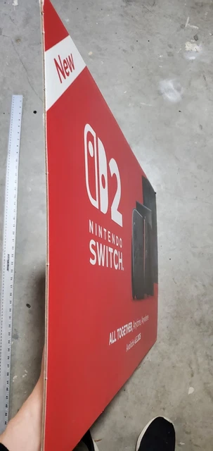 NINTENDO SWITCH 2 Store Display Board (Appx 36" X 24") $7.05 - PicClick CA