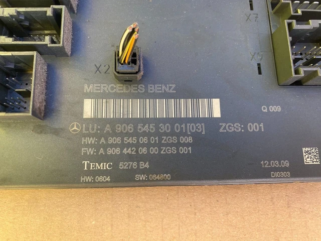 MERCEDES SPRINTER W906 / Vw Crafter Sam Ecu Fuse Box Module A9065453001 ...
