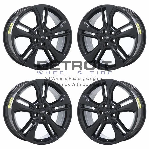 19& FORD FUSION Gloss Black Exchange Wheels Rims Factory Oem 10123 2017 ...