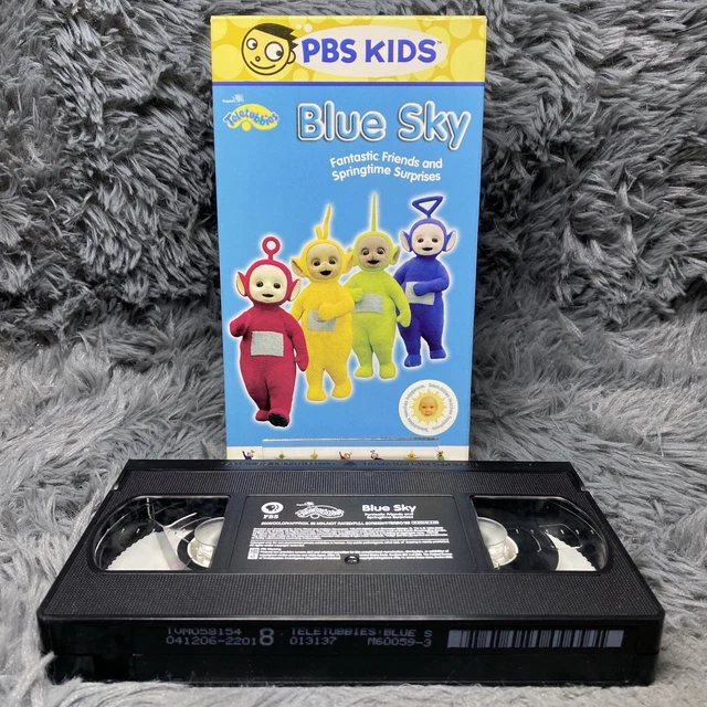 TELETUBBIES BLUE SKY VHS Tape 2006 PBS Kids Cartoon Show Late Release ...
