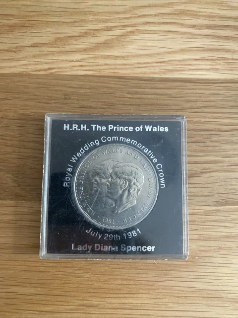 PRINCESS DIANA PRINCE Charles Wedding Silver Crown Coin Lady Royal ...