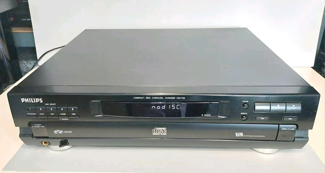 PHILIPS CDC752 COMPACT Disc Changer Lecteur 5 CD sans télécommande pour ...