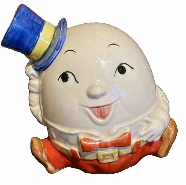 VINTAGE RETRO 1986 Humpty Dumpty St Michael M&S Ceramic Money Box Rare ...