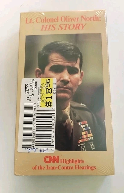 LT COLONEL OLIVER North His Story VHS SEALED Forum Home Video CNN VTG £ ...