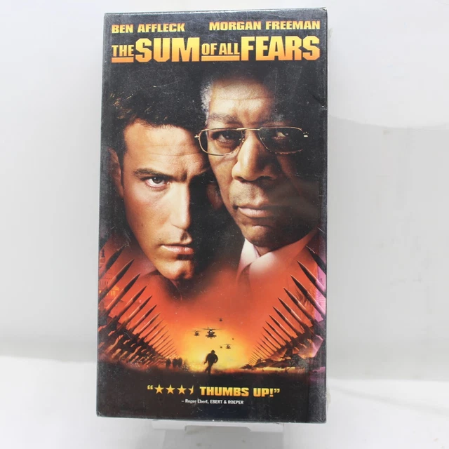 THE SUM OF All Fears (VHS, 2002) Ben Affleck Morgan Freeman NEW SEALED ...