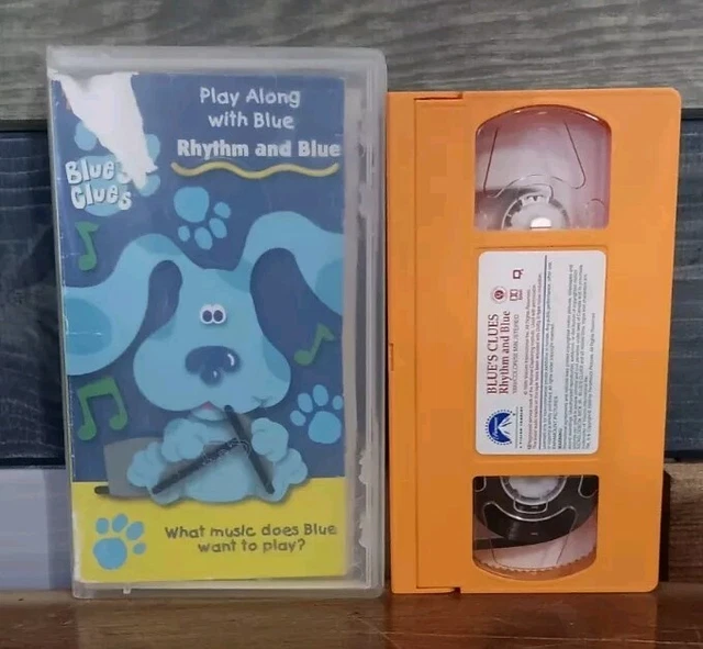NICK JR BLUES Clues Play Along Rhythm & Blue (VHS, 1999) Nickelodeon ...