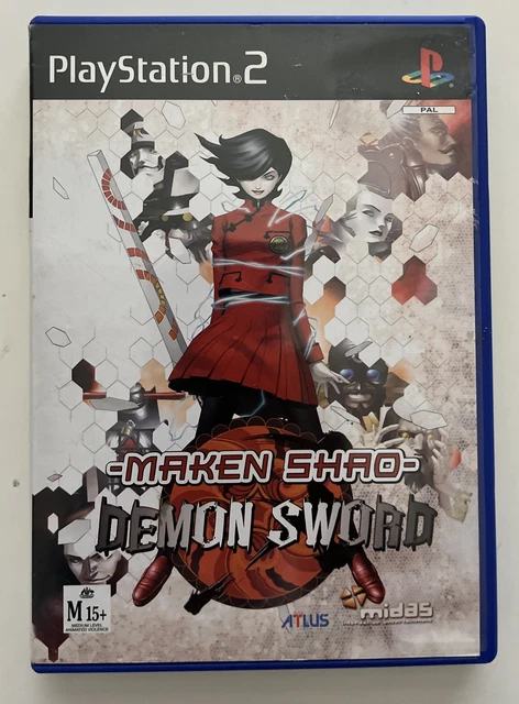 PLAYSTATION 2 PS2 Maken Shao - Demon Sword PAL THQ Atlus Midas GC $49. ...