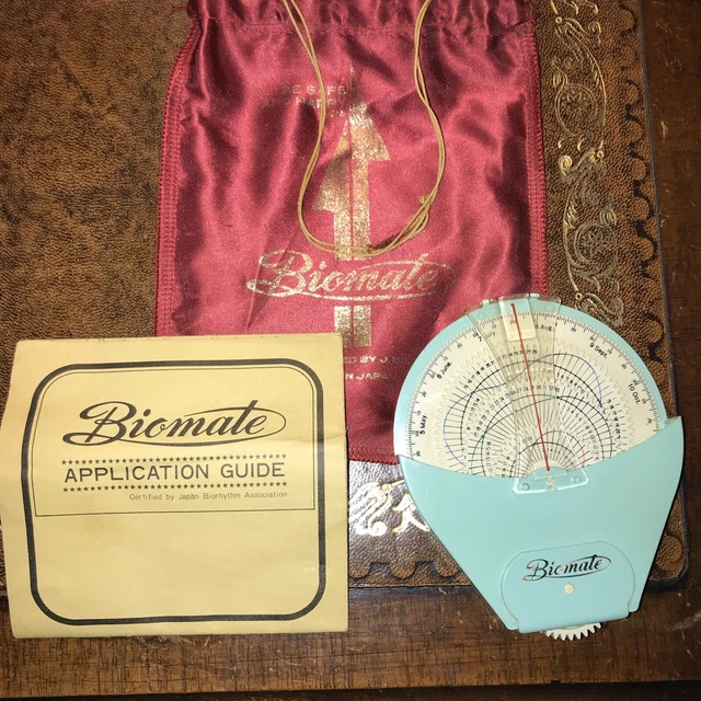 VINTAGE BIOMATE BIO Rhythm Calendar 1960s Astrological Chart Tool ...