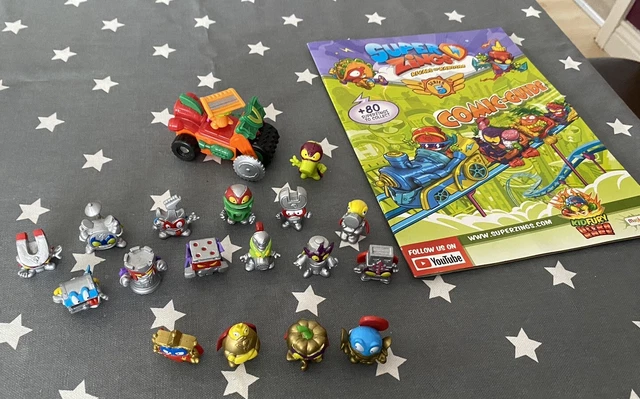 SUPER ZINGS / Super Things Bundle - 18 Figures - 4 Gold & 12 Silver ...