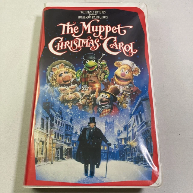 THE MUPPET CHRISTMAS Carol VHS 1993 Video Tape Movie VTG Clamshell ...
