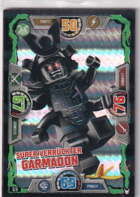 LEGO NINJAGO SERIE 3 TCG Figurine Mappa No. 69 Eccellente Pazzo ...