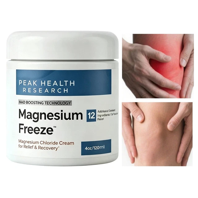 MAGNESIUM FREEZE -TOPICA-L Magnesium Cream with Niacinamide For Joints ...